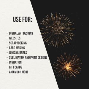 Fireworks Overlays, 24 Png Fireworks Overlay, Firework Effects, Photo ...