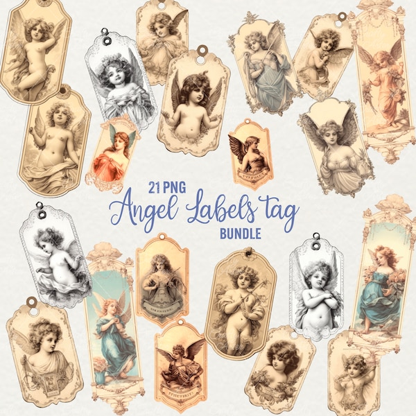 Victorian Angel Stickers - Etsy