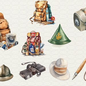 Watercolor Boy Scout Clipart, Camping Clipart, Summer Clipart, Outdoor ...