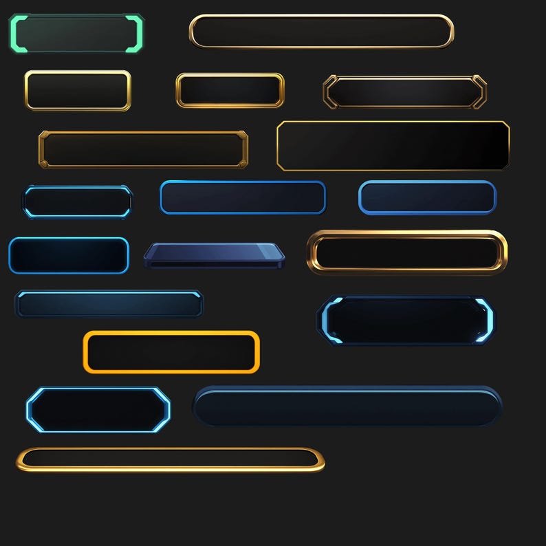 Neon Stream Overlay PNG Bundle: Twitch, Youtube, OBS Graphics - Etsy