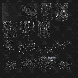 Water Drop PNG Overlays: Realistic Rain Effect (digital Download) - Etsy