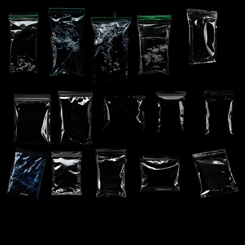 Plastic Bag Overlays: 23 Transparent PNG Files (digital Download ...