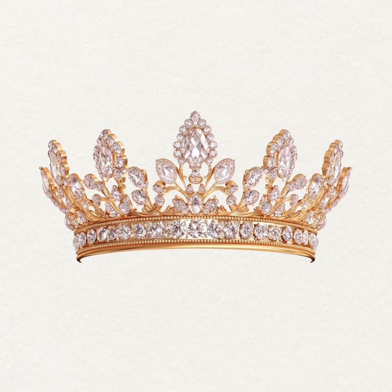 Royal Crowns Clipart: 33 PNG Tiara Overlays (digital Download) - Etsy