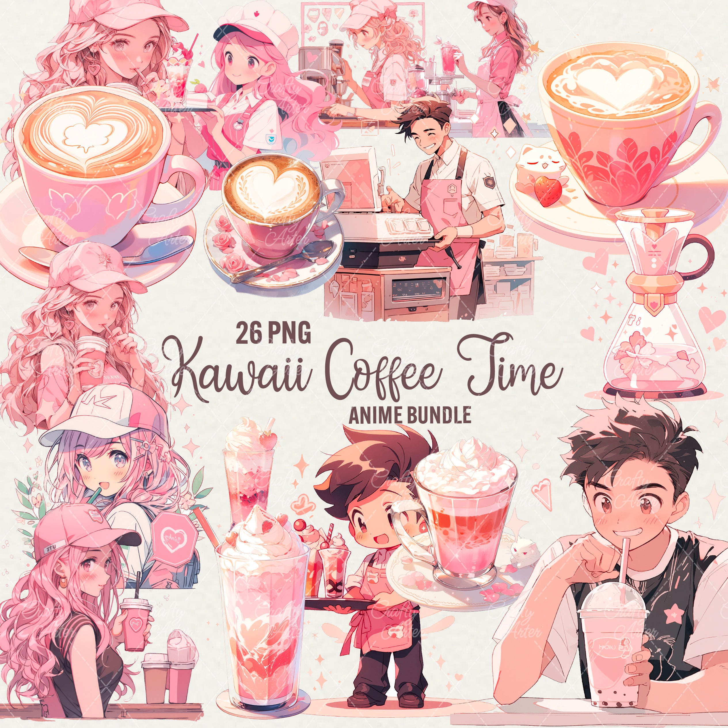 Cute Coffee Background Anime