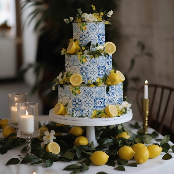 Lemon Wedding Cake