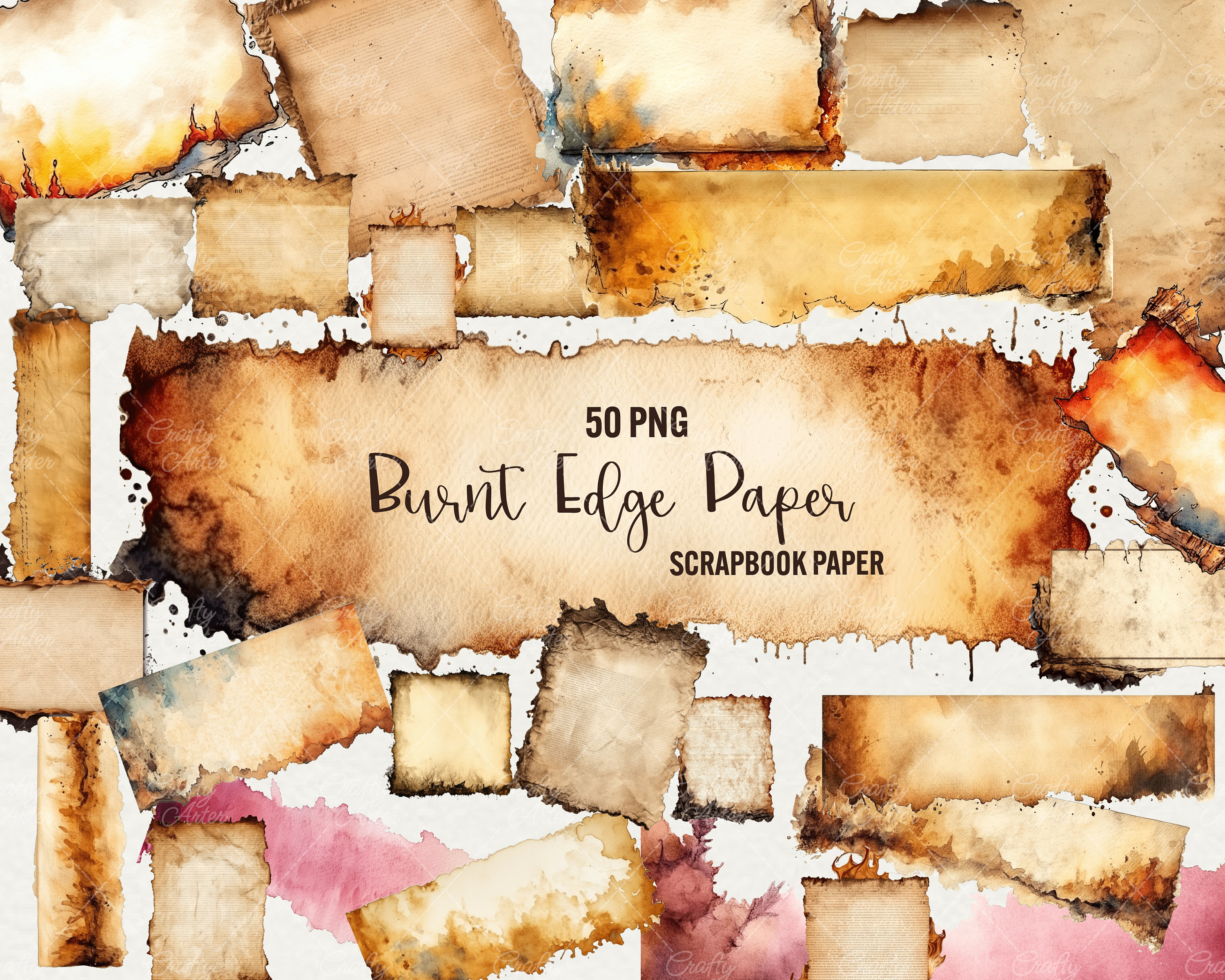 Burned Edge Backgrounds