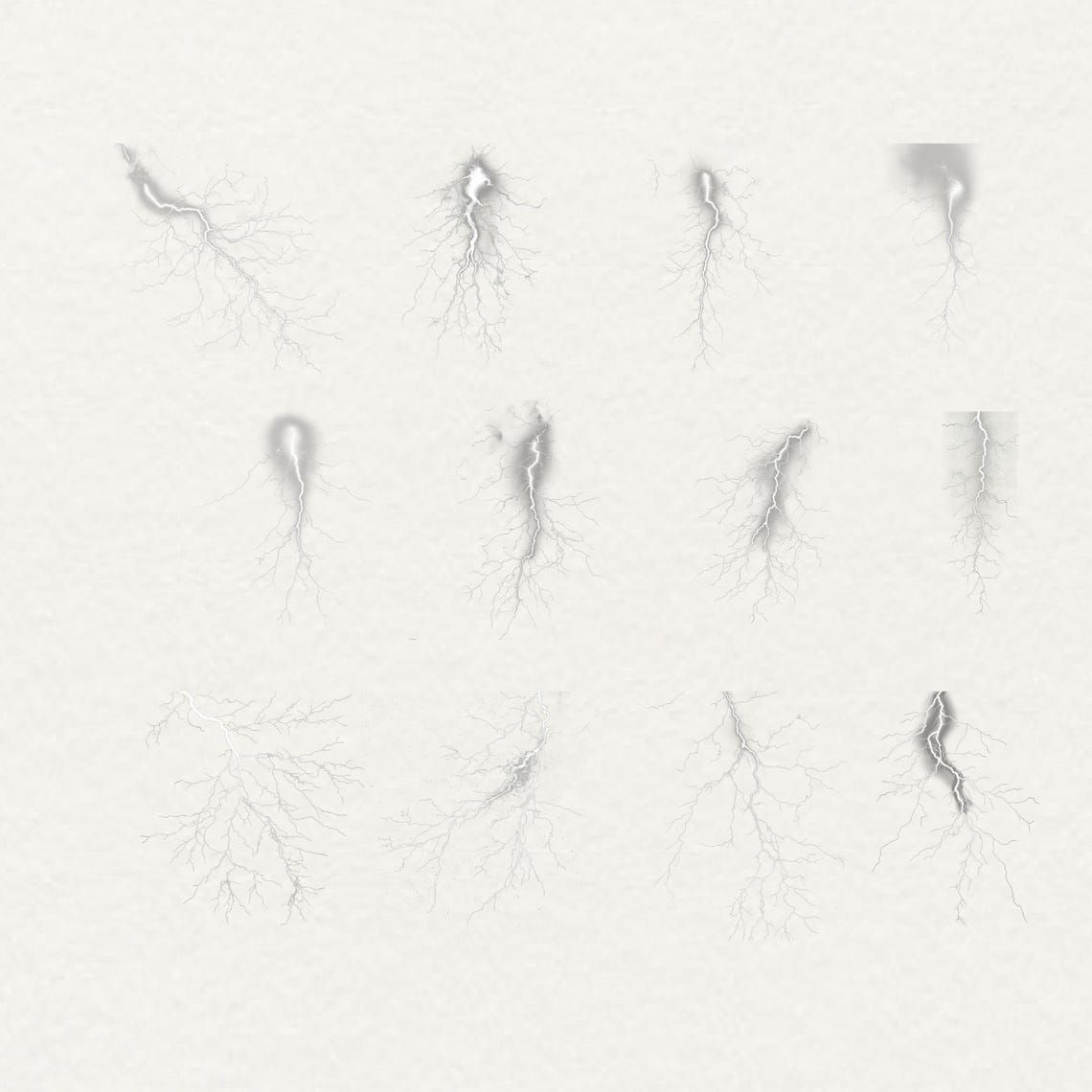 White Lightning Overlays: 28 PNG Photo Effects (commercial Use) - Etsy