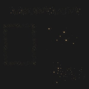 Sparkling Stars Overlays Clipart, 13 Png Gold Dust, Glitter Sparkle ...