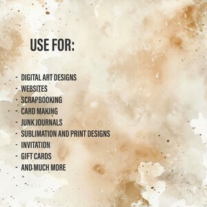 Watercolor Neutral Boho Background, 27 Beige Textures, Pastel Digital ...