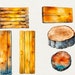 Watercolor Wood Slice Clipart, 38 PNG Wood Clipart, Watercolor Wooden ...