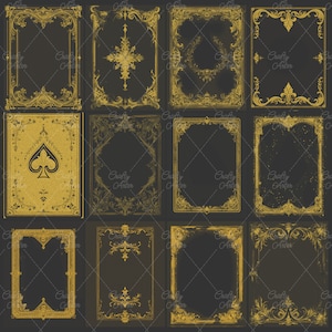 Gold Book Covers Clipart, 34 Png Gilded Golden Covers, Ornate Frame ...