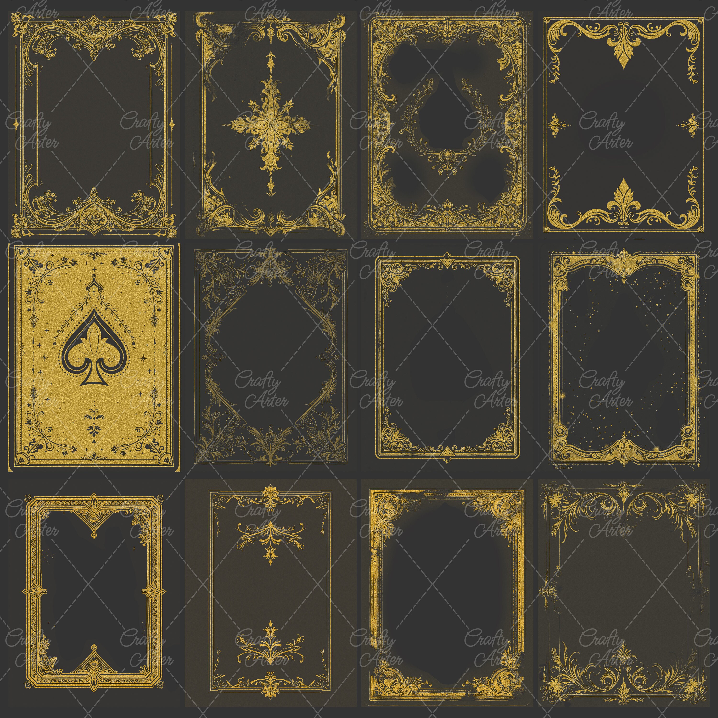 Gold Book Covers Clipart, 34 Png Gilded Golden Covers, Ornate Frame ...