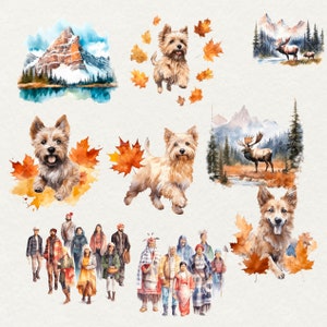 Watercolor Canada Clipart, 53 Png Canada Landscapes Clipart, Canada ...