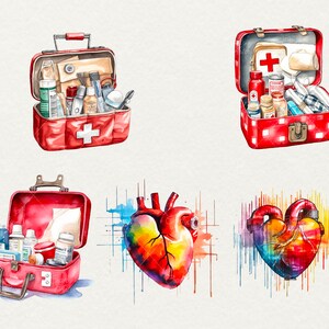 Watercolor Medical Clipart 28 Png - Hospital, Doctors, Medical ...