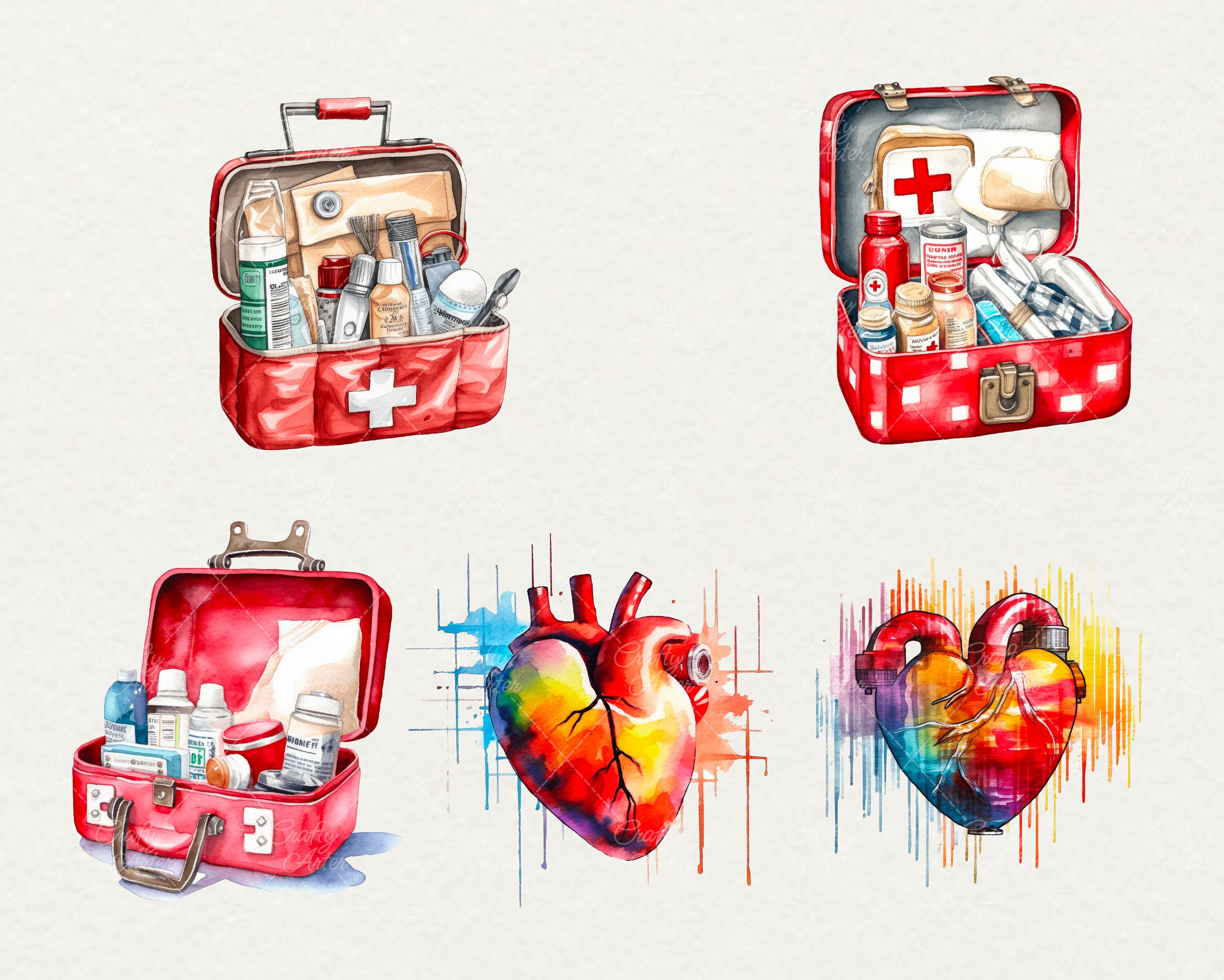 Watercolor Medical Clipart 28 Png - Hospital, Doctors, Medical ...