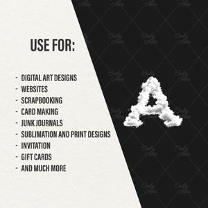 Clouds Alphabet Clipart, 37 Png Cloud Letters, Clouds Numbers, Sky ...