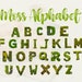 Moss Alphabet Latin Letters Made of Grassland. Clipart Png. - Etsy