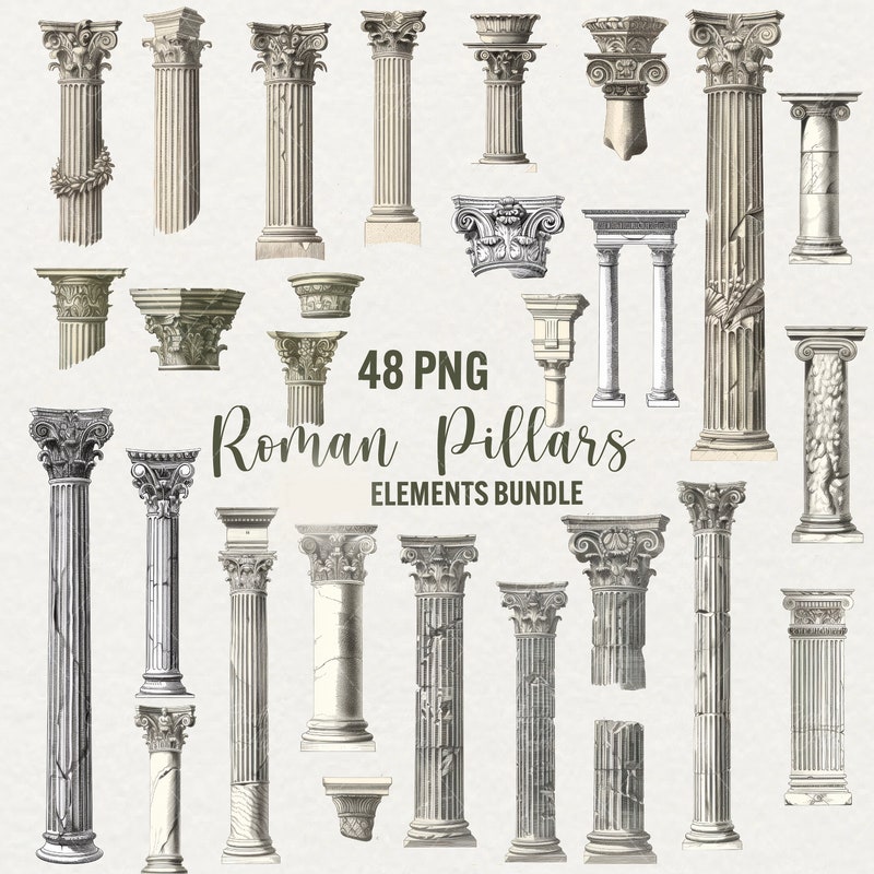 Greek Roman Pillars - Etsy UK