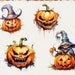Watercolor Vampire Pumpkin Clipart Watercolor Halloween - Etsy