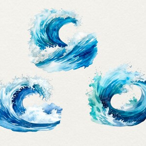 Ocean Wave Clipart, Ocean Clipart Sea Clip Art, 18 Png. Sealife Water ...