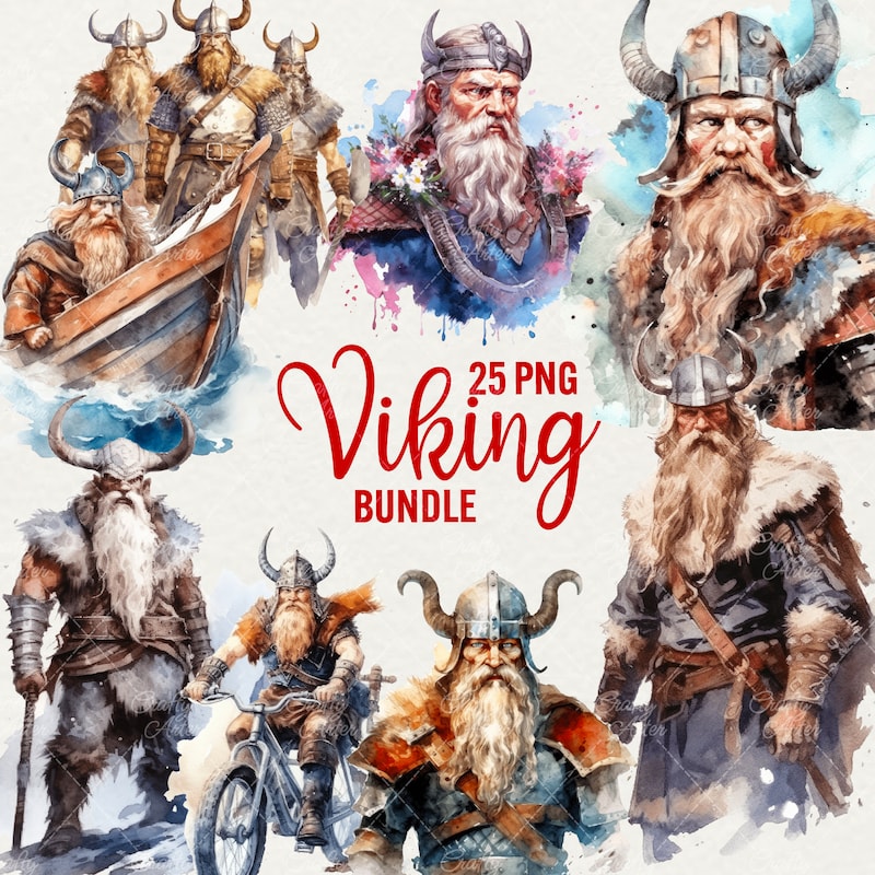 Viking Clipart - Etsy