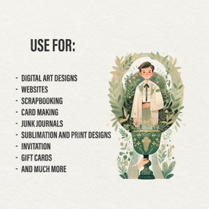 First Communion Green Pastel Clipart, 54 PNG Green 1st Communion Clip ...