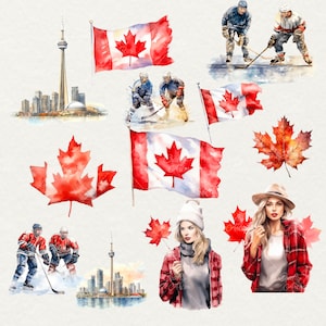 Watercolor Canada Clipart, 53 Png Canada Landscapes Clipart, Canada ...