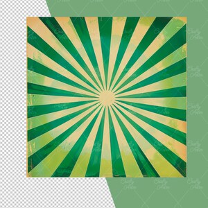 Retro Sunburst Digital Background, 58 Printable Vintage Pages ...