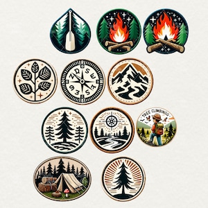 Scout Patches Clipart, 51 PNG Boy Scouts Badge, Camping, Summer Clipart ...