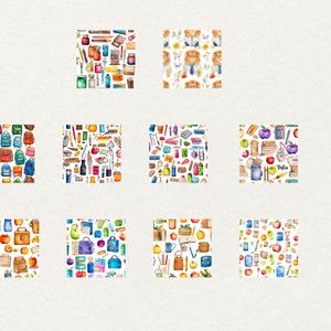 Back to School Digital Paper, 31 Seamless School Texture, Digital ...