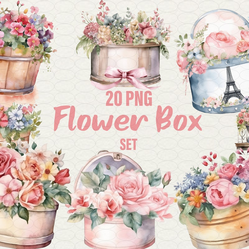 Clipart Flower - Etsy