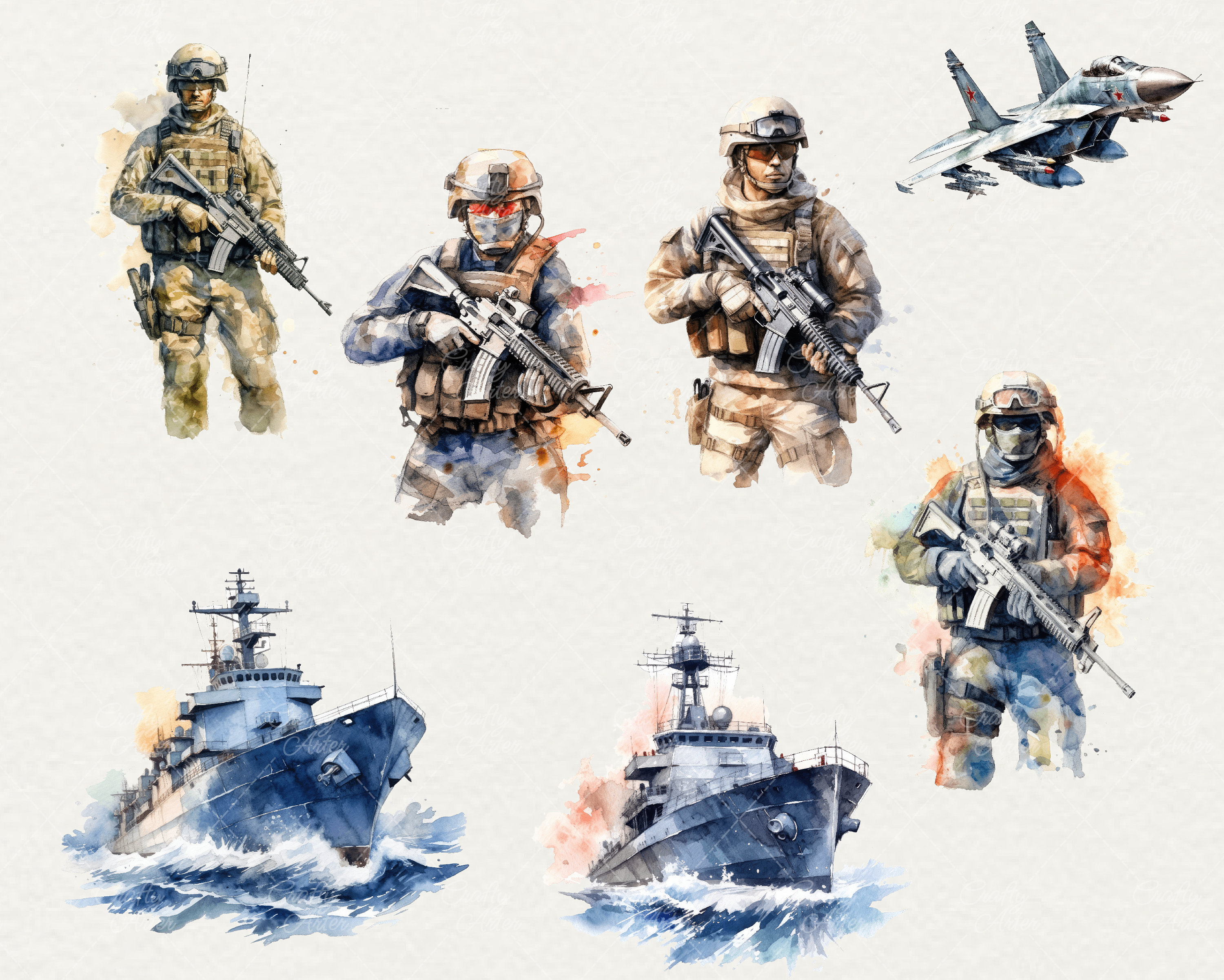 Military Troops Clip Art
