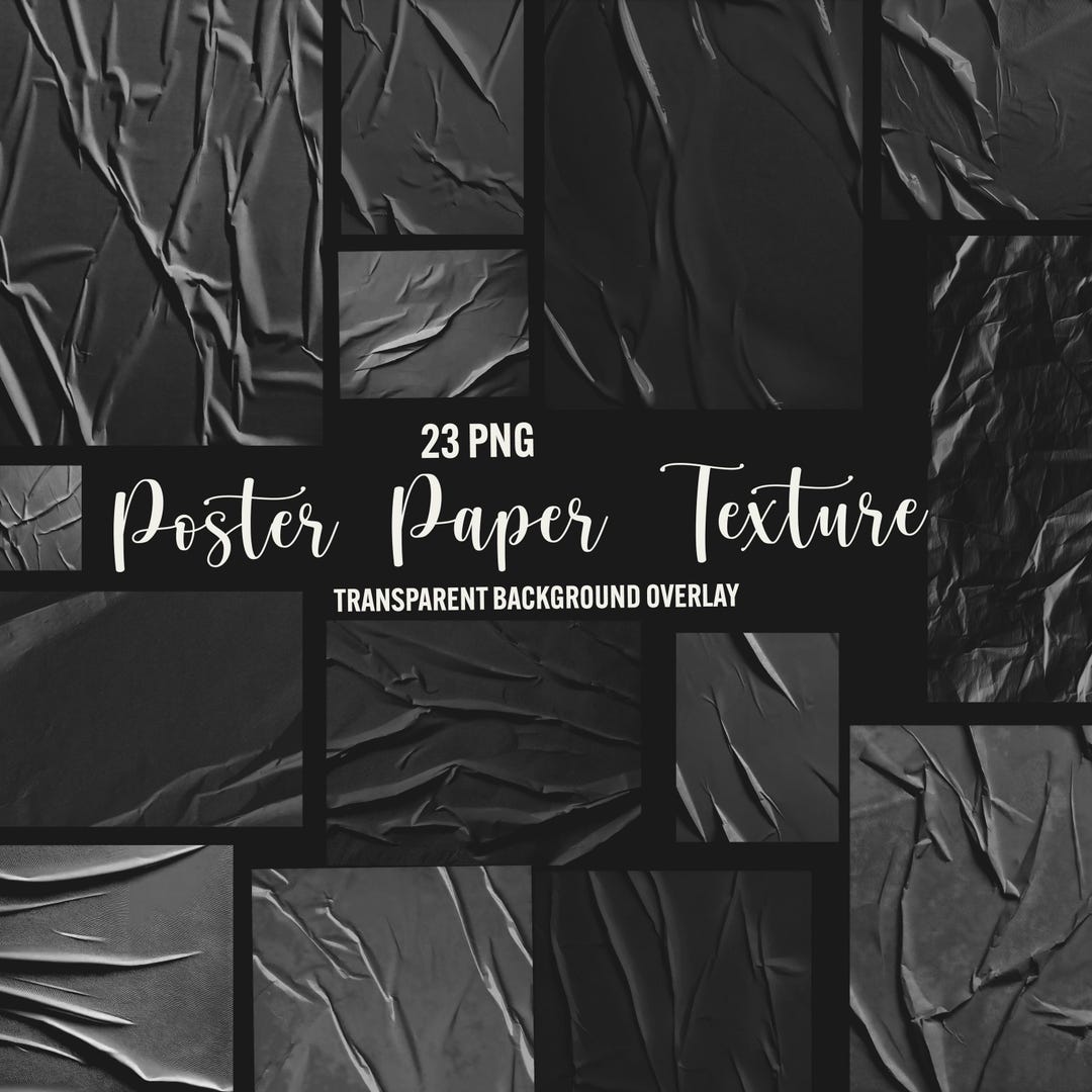 Poster Paper Texture Overlays, 23 Png Paper Transparent Texture ...