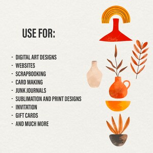 Watercolor Japandi Shapes Clipart, 120 Png Japandi Style Graphics, Zen ...