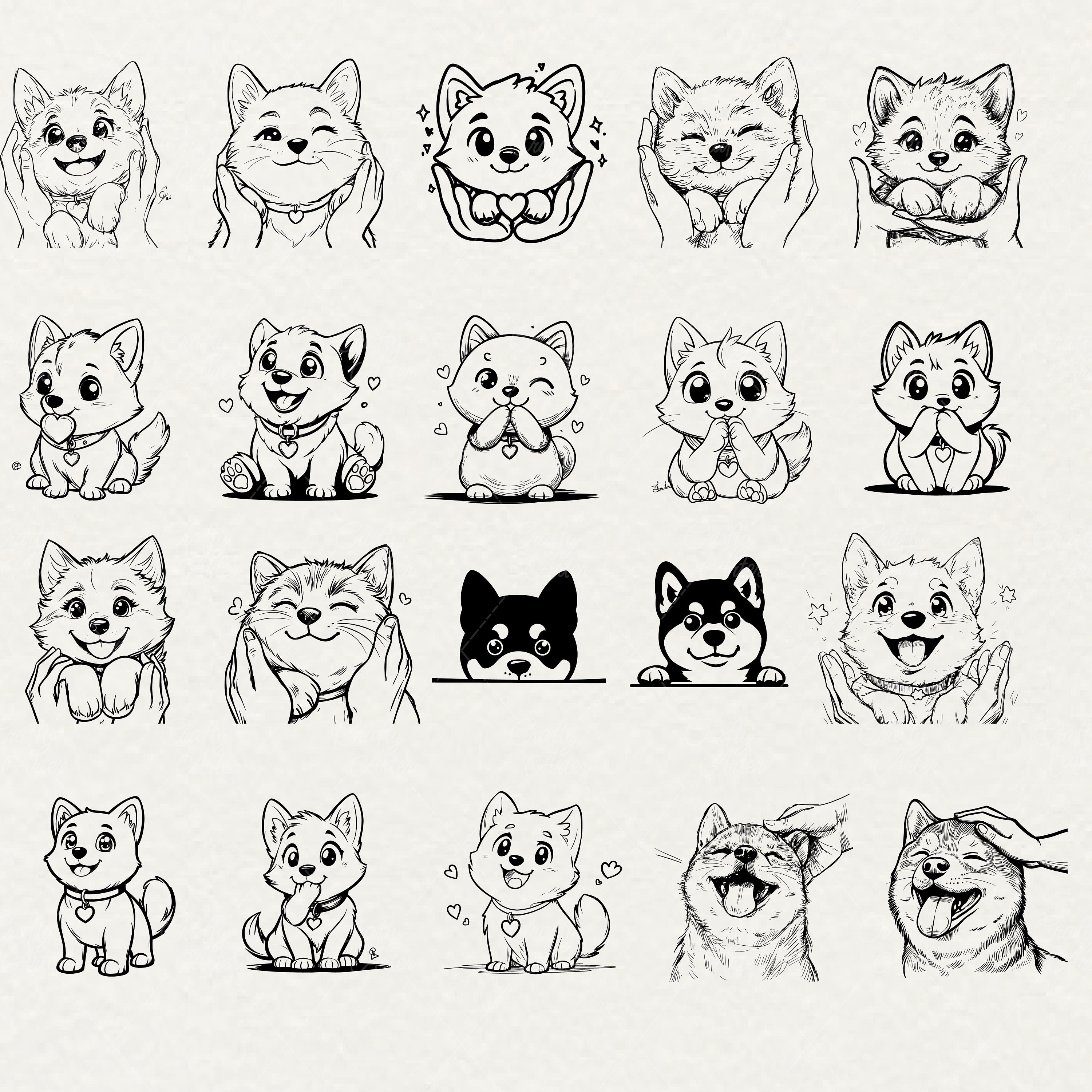 Shiba Inu Dog Clipart Shiba Png, Svg Puppy Graphic Vector, Instant ...