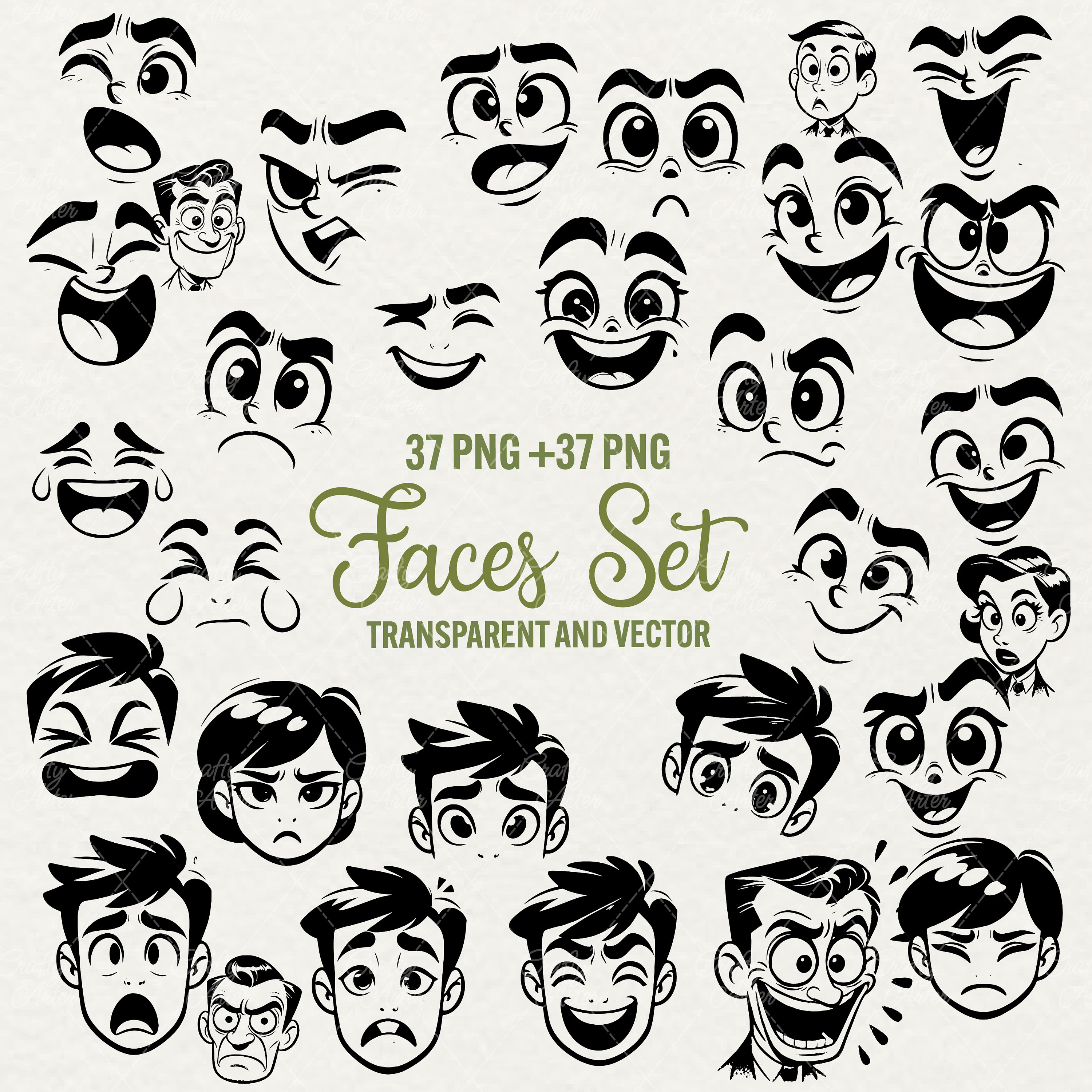 Brother Face Clipart