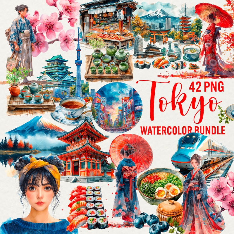 Japanese Clip Art - Etsy