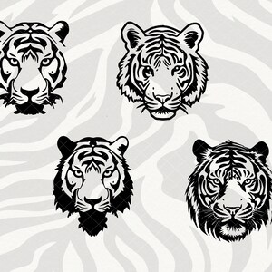12 Tiger Face Svg Clipart Tiger Bundle Png Tigers Svg Tiger Logo Vector Sketch Tiger T Svg Wild ...