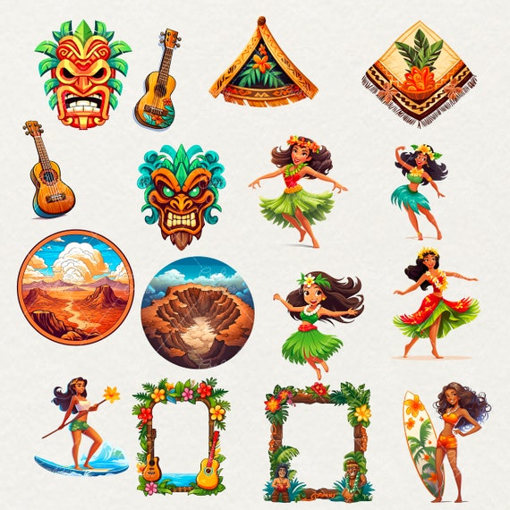 Hawaiian Aloha Clip Art