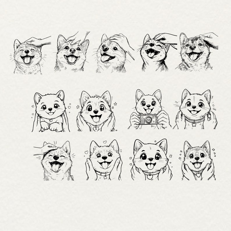 Shiba Inu Dog Clipart Shiba Png, Svg Puppy Graphic Vector, Instant ...