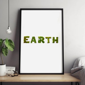 Moss Alphabet Latin Letters Made of Grassland. Clipart Png. - Etsy