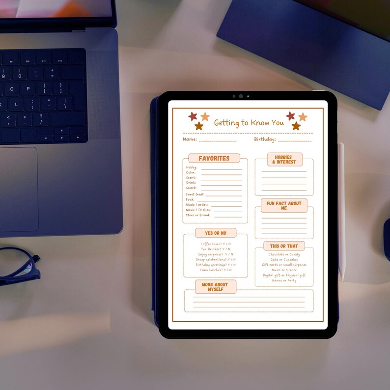 Coworker Icebreaker Game – Team Building Activity, Workplace Printable ...