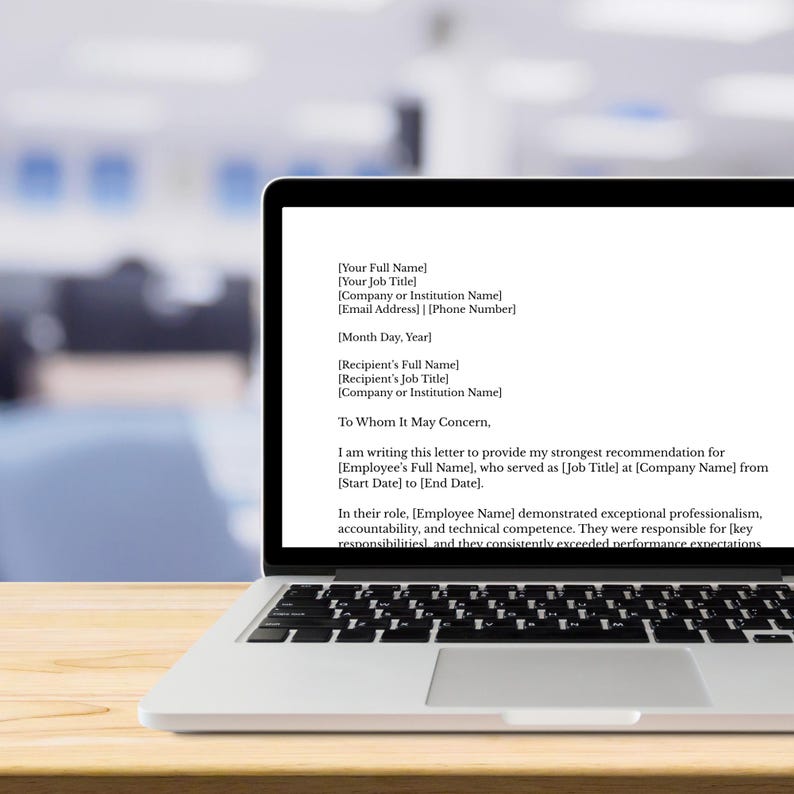 Editable Recommendation Letter Templates Bundle – Canva PDF ...