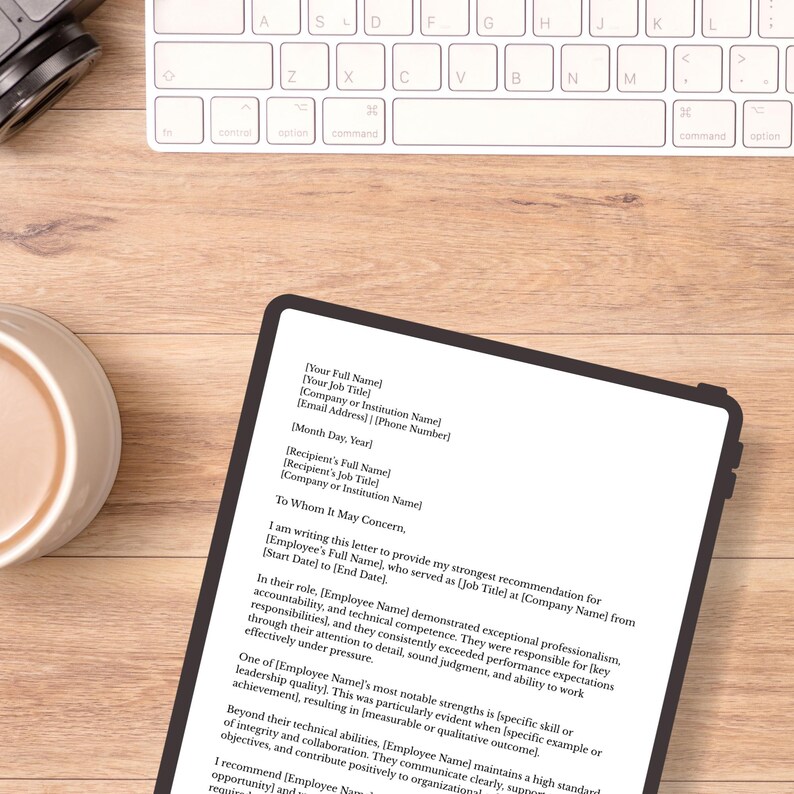 Editable Recommendation Letter Templates Bundle – Canva PDF ...