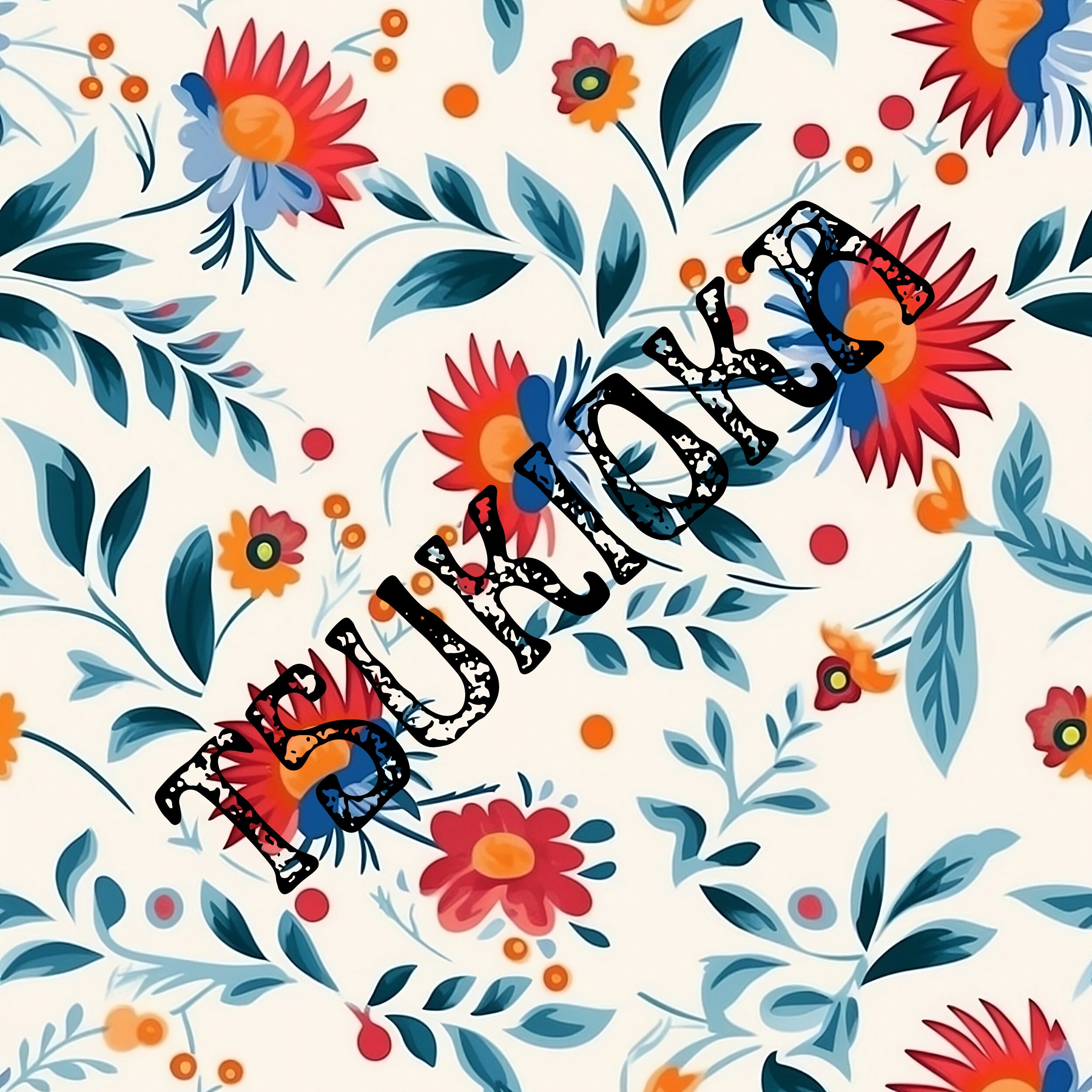 Boho Floral Digital Paper | Pack Bundle | Boho Pattern | Sommer Floral ...