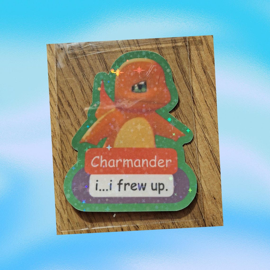 Charmander Sticker I Frew up Funny Pokemon Shiny Stickers Phrase From ...