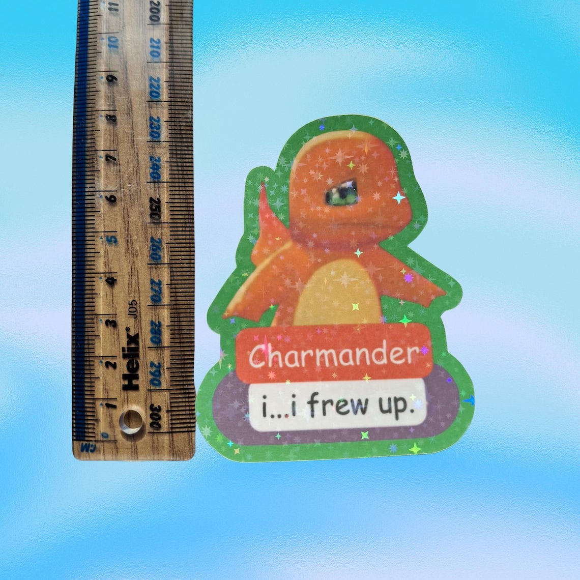 Charmander Sticker I Frew up Funny Pokemon Shiny Stickers Phrase From ...