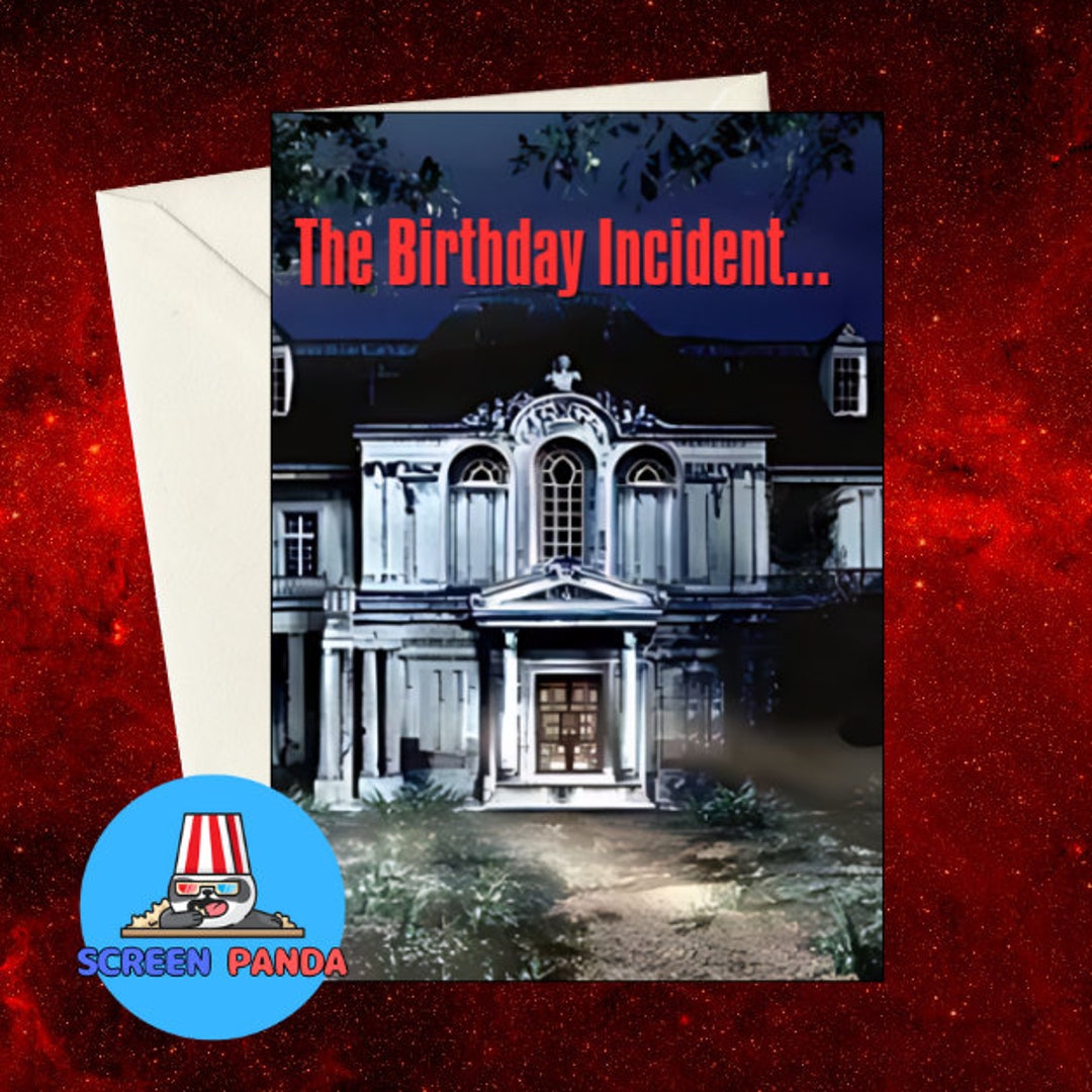 The Mansion Incident Resident Evil Birthday Card as the Birthday ...