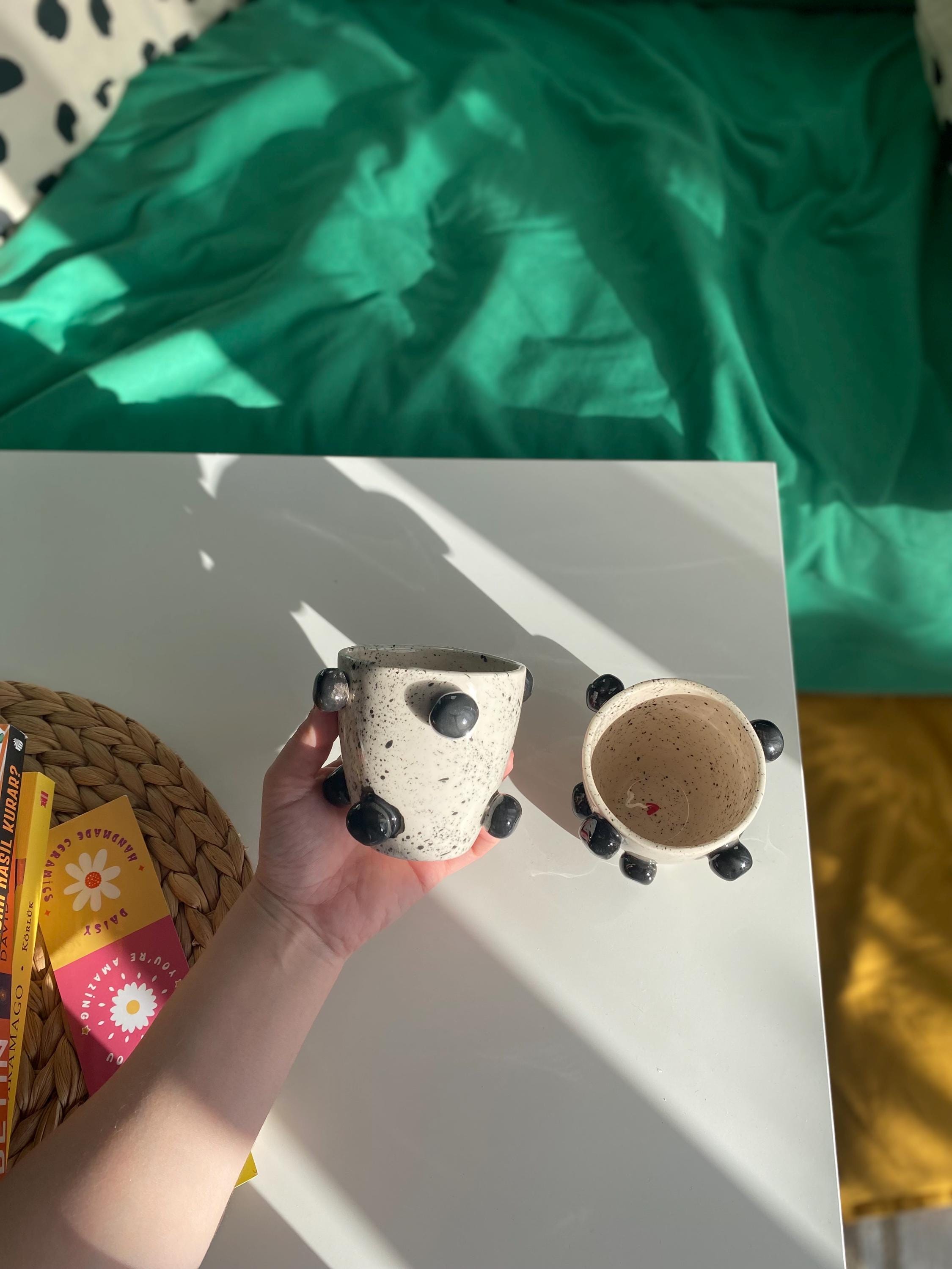 Dot Dot Double Espresso Coffee Cup 2 Pieces, Handmade Ceramics, Best to ...
