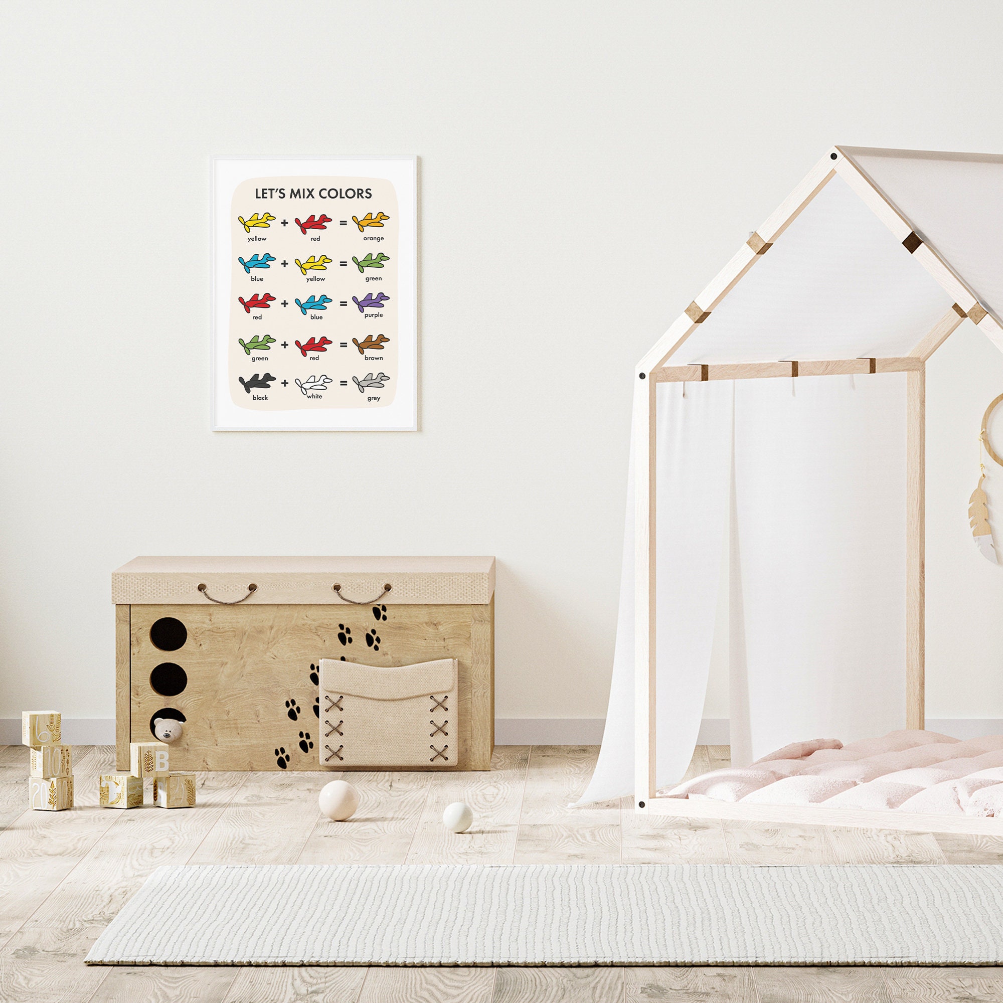 Educational Poster, Colors Poster, Montessori Classroom Decor ...